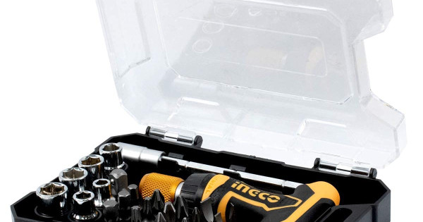 INGCO HKSDB0188 24 Pcs T-Handle Wrench Screwdriver Set