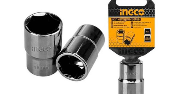 INGCO HHAST12121 1/2" Hexagonal Socket 12mm